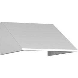 Schr&auml;gdachaufsatz f&uuml;r C+P Schlie&szlig;fachschrank Resisto, Neigung von 26&deg;, B 396 x T 540 x H 230 mm, Stahl, verkehrswei&szlig; RAL 9016