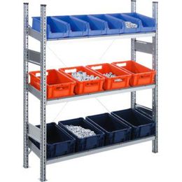 Sch&auml;fer Shop Komplettregal SBR 3000, Grundfeld, 3 schr&auml;ge Fachebene, 1536 x 600 x 1283 mm