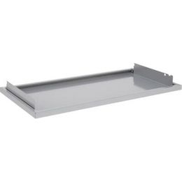 Sch&auml;fer Shop Sch&auml;fer Shop Genius Tablarauszug f&uuml;r FS Materialschr&auml;nke, Stahlblech wei&szlig;aluminium RAL 9006, B 910 x T 490 x H 80 mm