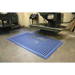 Industriematte Worksafe, &ouml;lresistent, blau, 900 x 1500 mm