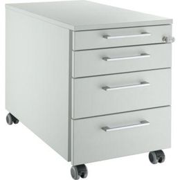 Sch&auml;fer Shop Sch&auml;fer Shop Select Rollcontainer 1233, mit Griff eckig, lichtgrau/lichtgrau/lichtgrau