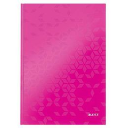 Leitz Notizbuch WOW 4626, DIN A4, kariert, pink
