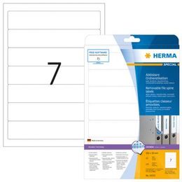 Herma Ordneretiketten A4, R&uuml;ckenbreite 38 mm, 175 St&uuml;ck, wei&szlig;