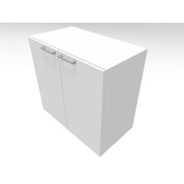 Fl&uuml;gelt&uuml;renschrank SOLUS PLAY, 2 OH, Griff oben, B 800 x T 440 x H 748 mm, wei&szlig;