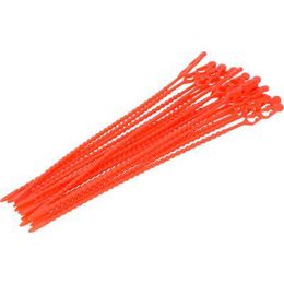 Deiss Blitzbinder/Kabelbinder, Kunststoff, L&auml;nge 240 mm, rot, 5000 St&uuml;ck