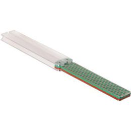 DMT Diamantsch&auml;rfer DiaFold, kegelf&ouml;rmig, doppelseitig fein 25 &micro;/extrafein 9 &micro;, trocken & mit Wasser verwendbar, Klappgriffe, L 240 mm, rot-gr&uuml;n