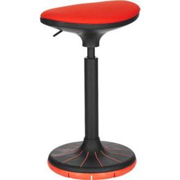 Sch&auml;fer Shop Sch&auml;fer Shop Genius Steh-/Sitzhilfe SSI PROLINE P 3-D, ergonomisch, patentierte Sohle, h&ouml;henverstellbar, B 380 x T 320 x H 570-790 mm, rot/schwarz-rot