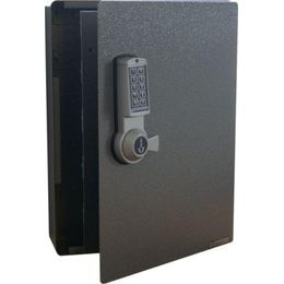 Schl&uuml;sselschrank, Elektronikschloss, 141 Haken, silber hammerschlag