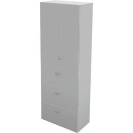 Sch&auml;fer Shop Sch&auml;fer Shop Genius H&auml;ngeregistraturschrank TETRIS WALL, 3 Ordnerh&ouml;hen, 3 Sch&uuml;be, B 800 x T 440 x H 2250 mm,
