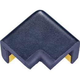 Knuffi&reg; Schutzecke f&uuml;r Knuffi Eckschutzprofil Typ H, L 42 x B 22 mm, selbstklebend, PU-Schaum, 2-schenkelig, schwarz