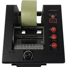Klebebandabroller H700, automatisch, f&uuml;r Rollen mit &Oslash; 300 x B 8-80 mm, 150 mm/s, Stahl, schwarz