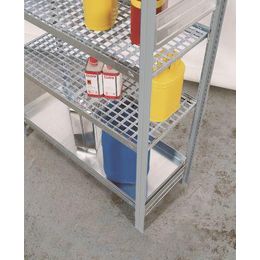 Lagerebene f&uuml;r ASECOS Gefahrstoffregal REG, REG-B, RWG und RSG-V Typ 1064/1072/2064, Stahl