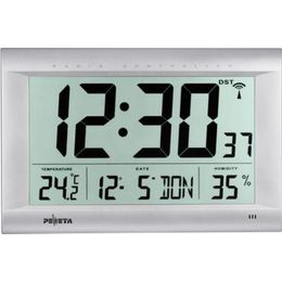 Peweta Funk-Digitalwanduhr DCF 77 mit LC-Display