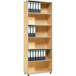 Sch&auml;fer Shop Sch&auml;fer Shop Select Regal MOXXO IQ, Holz, 6 F&auml;cher, 6 OH, B 801 x T 362 x H 2168 mm, Ahorn-Dekor