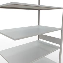 SCHULTE LAGERTECHNIK - Stecks.Anbaur. mit L&auml;ngenriegel - 3000x1300x800 mm, Typ 150 kg