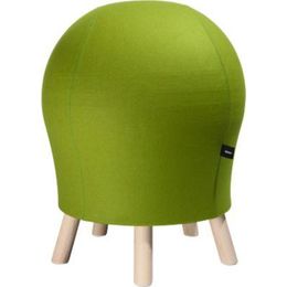 Topstar Hocker Sitness Alpine, mit integriertem Gymnastikball, Bezug 75 % Schurwolle, gr&uuml;n