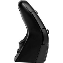 bakkerelkhuizen DXT 3 Precision Mouse Wireless, 7 Tasten, 4 DPI Stufen (800, 1200, 1600, 2400), kabellos, ergonomisch, USB-C, schwarz