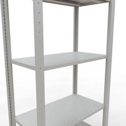 SCHULTE LAGERTECHNIK - Stecks.Grundr. mit L&auml;ngenriegel - 2000x750x400 mm, Typ 150 kg