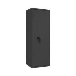 Tresor Lyra 14, Klasse 0 nach EN 1143-1, 165 l, T&uuml;ranschlag rechts, Doppelbartschloss, 3 Fachb&ouml;den, B 500 x T 420 x H 1400 mm, graphitgrau RAL 7024