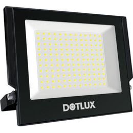 Dotlux LED-Strahler FLOOReco 100 W, 4000 K, IP66, schwarz