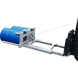 Fasswender Bauer Typ FW-II, f&uuml;r 200 l F&auml;sser, 600 kg, Kippvorgang per Seilzug, Stapleraufnahme, Stahl feuerverzinkt
