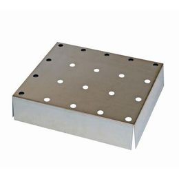 Lochblecheinsatz Standard f&uuml;r ASECOS Sicherheitsschr&auml;nke der Q30, Q90, S90 und K90 Serie, Edelstahl 1.4016, B 409 x T 474 x H 107 mm, bis 75 kg