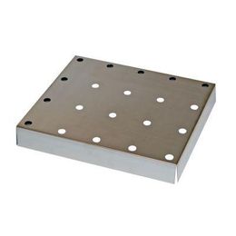 Lochblecheinsatz Standard f&uuml;r ASECOS Chemikalienschr&auml;nke der CS und CX Serie, Stahlblech, B 464 x T 408 x H 41 mm, bis 50 kg