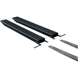 Bauer Gabelverl&auml;ngerung f&uuml;r Flurf&ouml;rderzeuge, offene Ausf&uuml;hrung, L 1800 x B 120 x 50 mm, schwarz