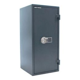 Rottner Dokumententresor Fire Hero 100, Elektronikschloss, EN 1, feuerfest bis 30 min, 81 Liter, Stahl, anthrazit