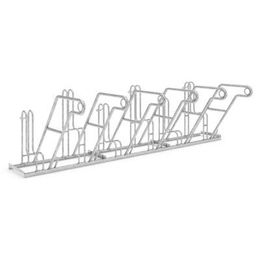 Anlehnparker WSM, 1-seitig, f&uuml;r Reifen bis B 55 mm, B 3000 x T 390 x H 800 mm, Stahl verzinkt, 6 Einstellpl&auml;tze