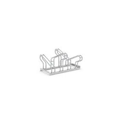B&uuml;gelparker WSM, 2-seitig, f&uuml;r Reifen bis B 55 mm, B 700 x T 3200 x H 500 mm, Stahl feuerverzinkt, 4 Einstellpl&auml;tze, zerlegt