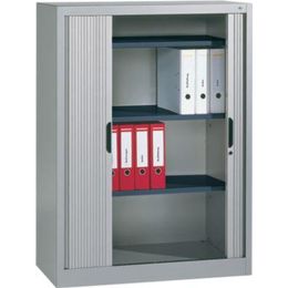 C + P Rollladenschrank Omnispace, 3 OH, abschlie&szlig;bar, B 1000 x T 420 x H 1345 mm, Stahl/Kunststoff, lichtgrau