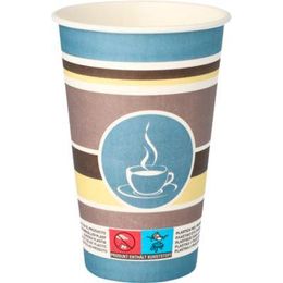 Trinkbecher Papstar To Go, Einweg, 0,3 l, &Oslash; 90 x H 117 mm, FSC&reg;-zertifiziert, Pappe, olivgr&uuml;n, 50 St&uuml;ck