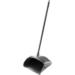 Rubbermaid Kehrschaufel Lobby Pro Executive, mit langem Stiel, ohne Deckel, L 320 x B 290 x H 130 mm, Kunststoffspritzguss, schwarz