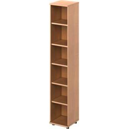 Sch&auml;fer Shop Sch&auml;fer Shop Genius Regal TETRIS WOOD, 6 OH, H&ouml;he inkl. Gleiter, B 400 mm, Buche-Dekor