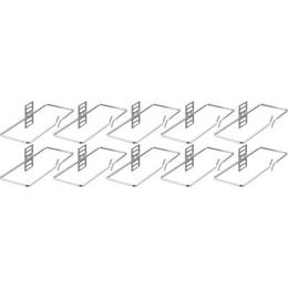 Kabelf&uuml;hrungsb&uuml;gel, verzinkt, aus Rundstahl, B 220 x T 82 mm, 10 St&uuml;ck