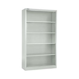 Sch&auml;fer Shop Sch&auml;fer Shop Select Stahlregal MS iCONOMY, 5 Ordnerh&ouml;hen, B 950 x T 400 x H 1935 mm, lichtgrau RAL 7035