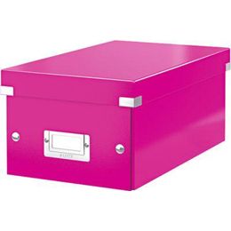 Leitz&reg; DVD Ablagebox Click + Store, pink