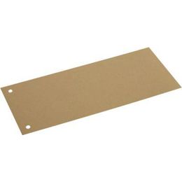 Sch&auml;fer Shop Sch&auml;fer Shop Select Trennstreifen, 2-fach-Lochung, bedruckbar, 100 St&uuml;ck, B 240 x H 105 mm, Karton, chamois