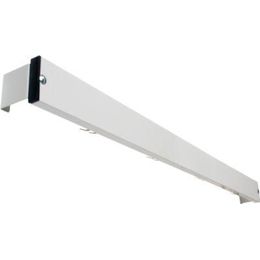 Hakenleiste f&uuml;r Umkleidebank-System, 1500 mm lang, Alu, lichtgrau