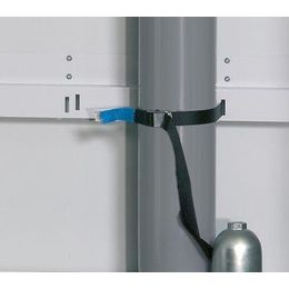 Spanngurt f&uuml;r ASECOS Druckgasflaschenschr&auml;nke, Polyethylen, schwarz