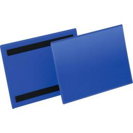 Durable Etiketten- und Kennzeichnungstaschen B 210 x H 148 mm (A5 quer), 50 St&uuml;ck, blau