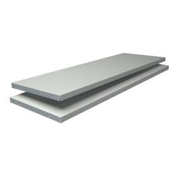 SCHULTE REGALWELT Fachboden, f&uuml;r Steckregal, 1200 x 400 mm, wei&szlig;, 2 St&uuml;ck