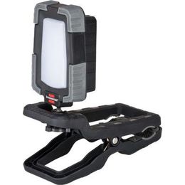 Fa.Brennenstuhl Brennenstuhl Akku-LED-Arbeitsleuchte CL 1050 MA, Clip-System, bis zu 12h, 950 lm, IP65, integrierte USB-Powerbank, schwarz