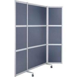 Mobile Stellwand, Anthrazit satin