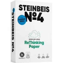 Recyclingpapier STEINBEIS №4, DIN A4, 80 g/m&sup2;, naturwei&szlig;, 2500 Blatt