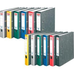 Ordner Herlitz maX.file nature, DIN A4, R&uuml;ckenschild geklebt, Hartpappe, R&uuml;ckenbreite 80 mm, rot, 20 St&uuml;ck