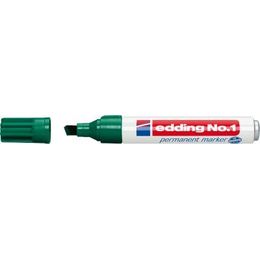 Edding No.1 permanent Marker, 1 St&uuml;ck gr&uuml;n