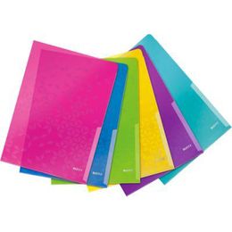 Leitz&reg; Sichth&uuml;lle Wow, DIN A4, genarbt, 6 St&uuml;ck