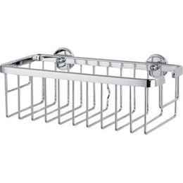 Duschkorb Tesa&reg; ALUXX, Aluminium, verchromt, ohne Bohren, inkl. Klebel&ouml;sung, B 250 x T 125 x H 92 mm